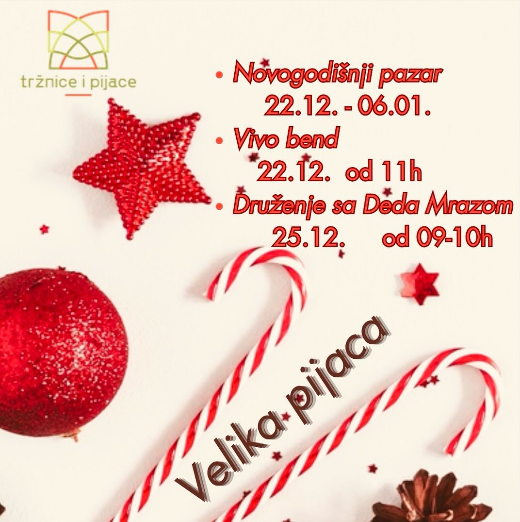 Počinje Novogodišnji pazar na Velikoj pijaci | Glavni grad Podgorica