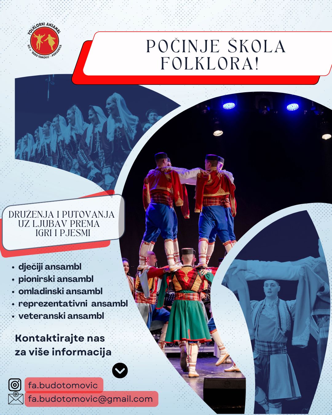 Počinje škola folklora u KIC-u | Glavni grad Podgorica